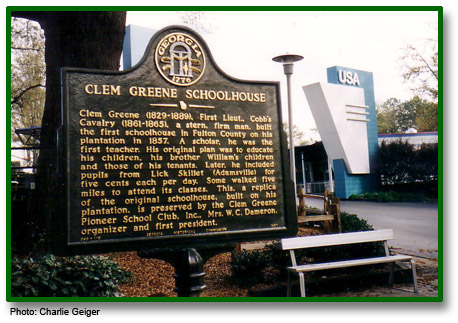 Clem Greene Schoolhouse - Georgia Historical Society