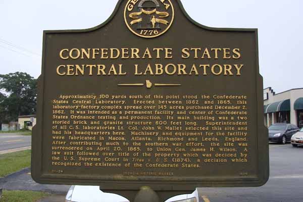 Confederate States Central Laboratory - Georgia Historical Society