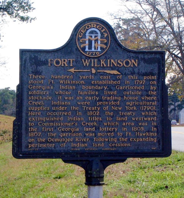 Fort Wilkinson - Georgia Historical Society