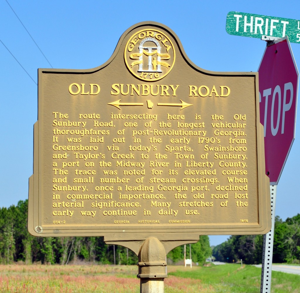 Old Sunbury Road - Georgia Historical Society