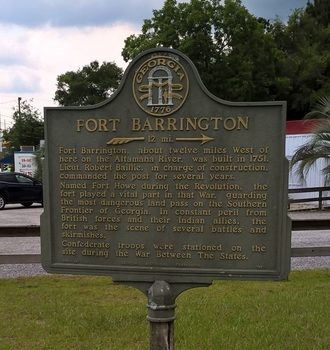 Fort Barrington - Georgia Historical Society