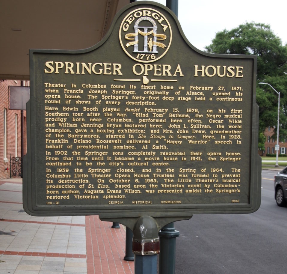 Springer Opera House - Georgia Historical Society