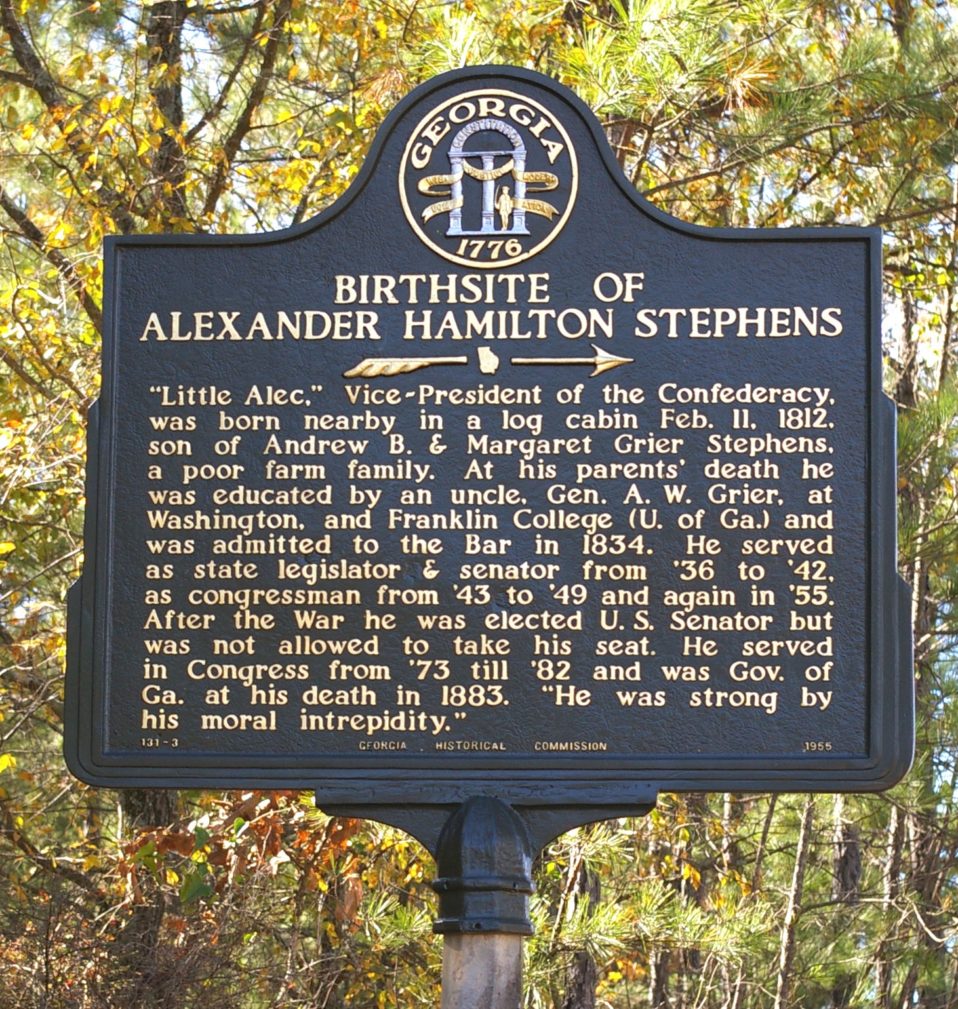 Birthplace of Alexander Hamilton Stephens - Georgia Historical Society