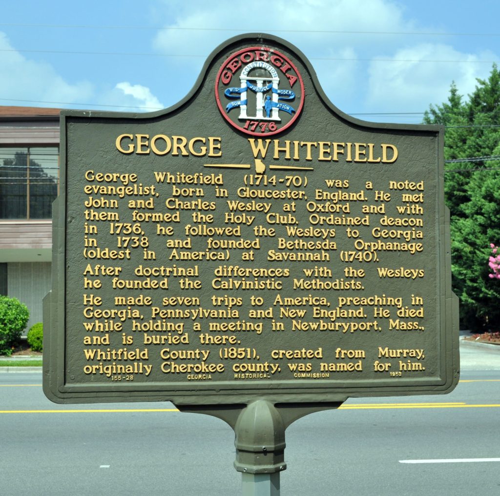 Marker Monday: George Whitefield - Georgia Historical Society