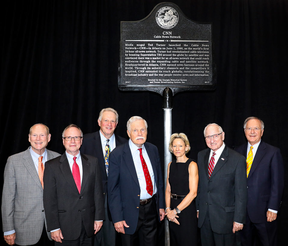Ted Turner and CNN Recognized with new Historical Marker - Georgia ...