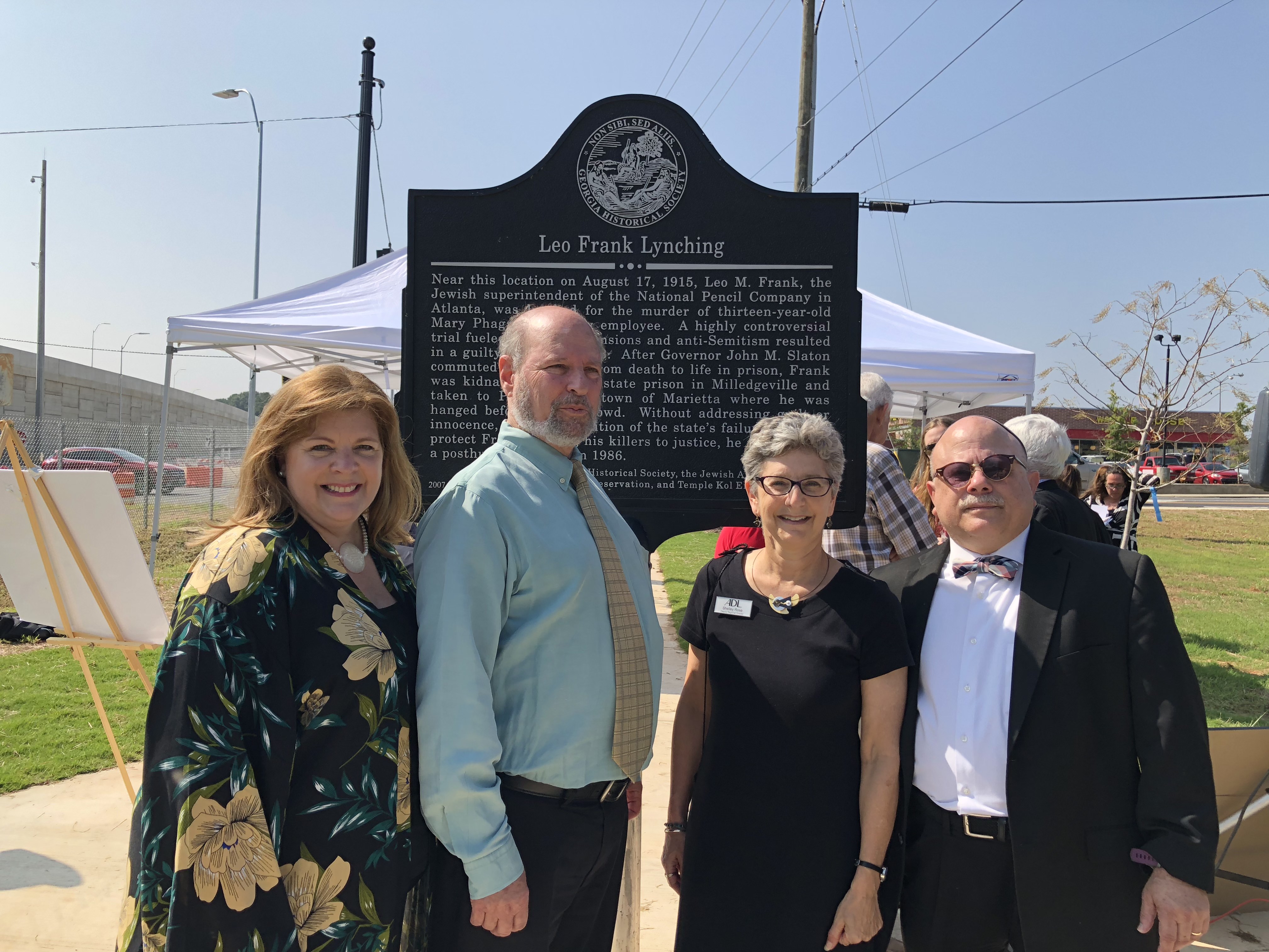 Historical Marker Commemorating the Lynching of Leo Frank Rededicated ...
