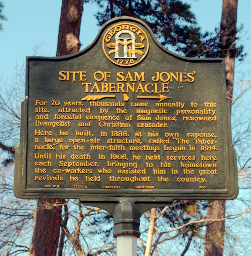 Site of Sam Jones’ Tabernacle - Georgia Historical Society