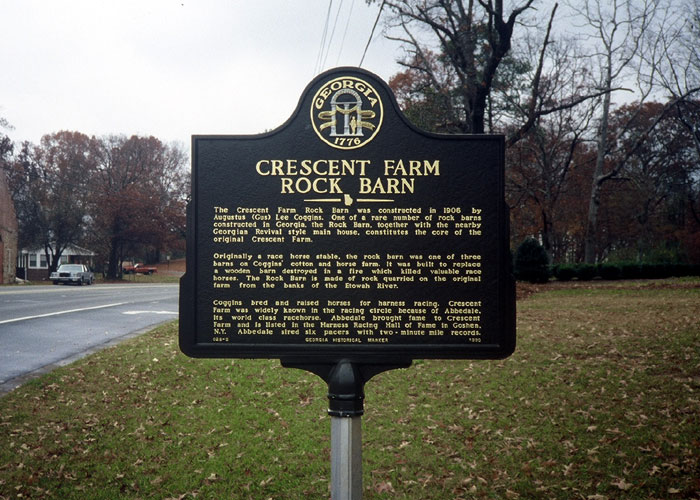 Marker Monday: Crescent Farm Rock Barn – Georgia Historical Society