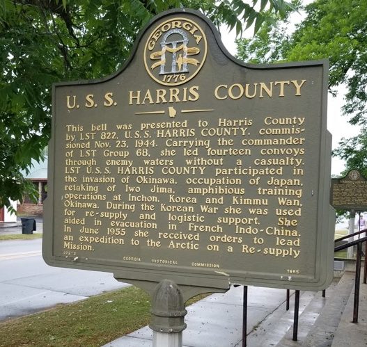 Marker Monday: U.S.S. Harris County – Georgia Historical Society