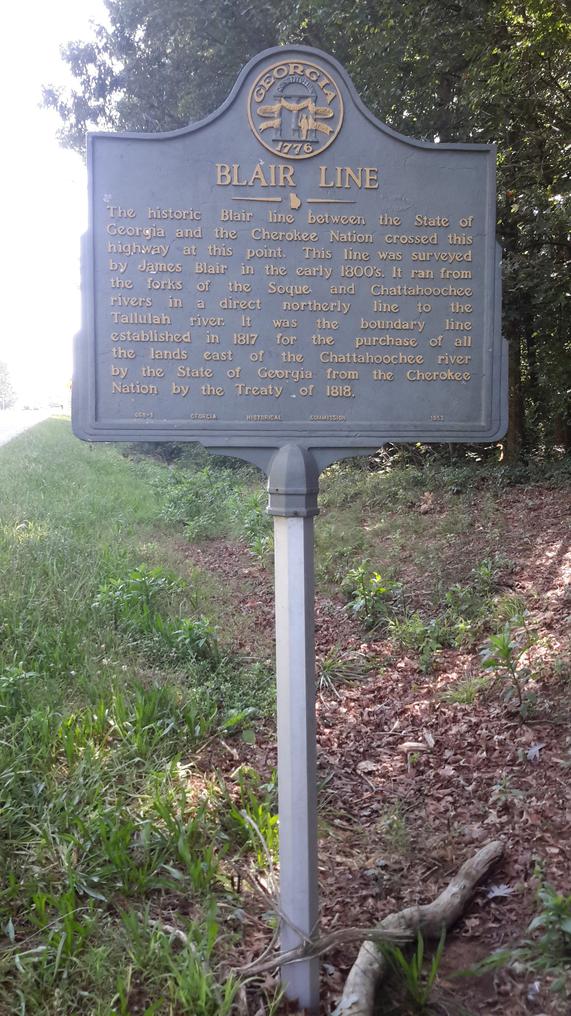 Blair Line – Georgia Historical Society