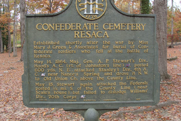 Confederate Cemetery Resaca - Georgia Historical Society