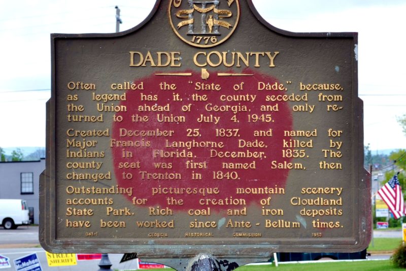 Dade County - Georgia Historical Society Dade County - Georgia Historical Society