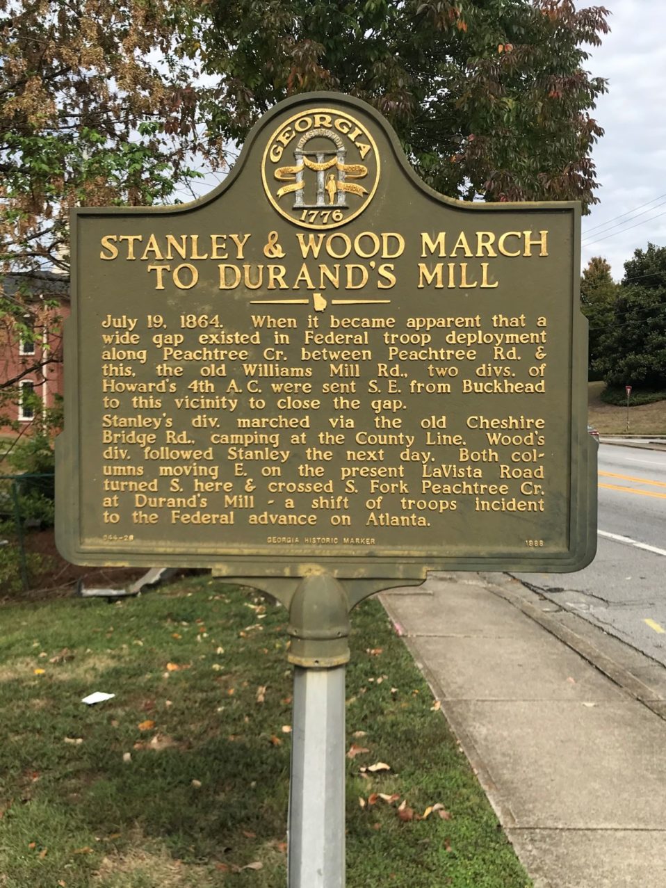Stanley & Wood March to Durand’s Mill - Georgia Historical Society
