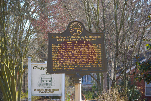 Marker Monday: Birthplace of Bishop A. G. Haygood and Miss Laura A ...