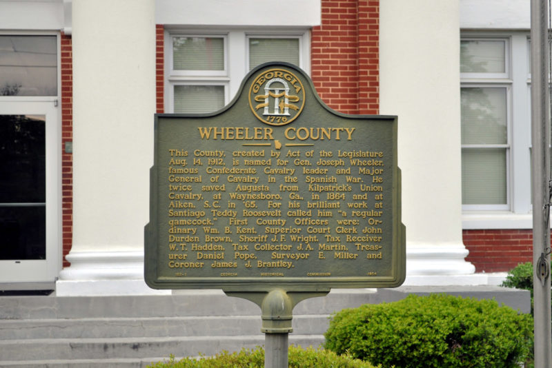 Marker Monday: Wheeler County - Georgia Historical Society