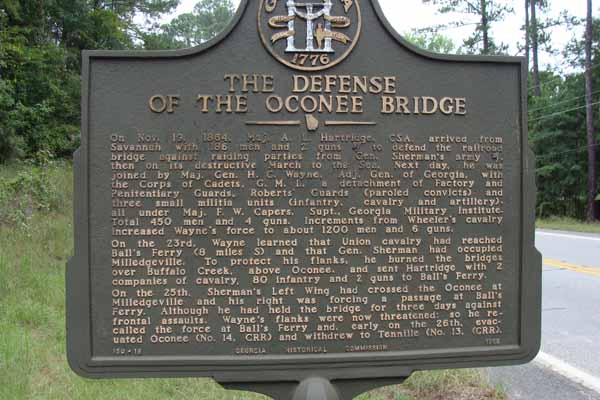 The Defense of the Oconee Bridge - Georgia Historical Society
