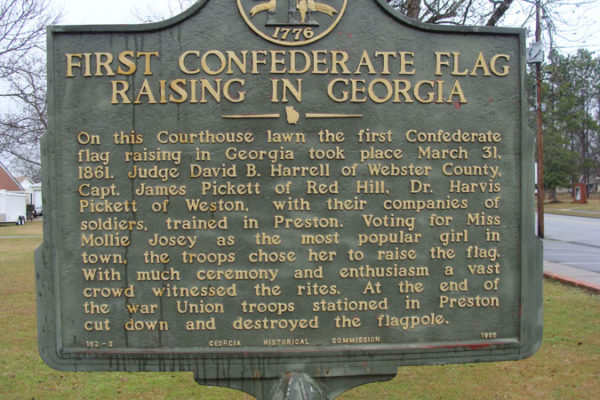 First Confederate Flag Raising in Georgia - Georgia Historical Society