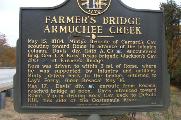 Farmer’s Bridge Armuchee Creek - Georgia Historical Society