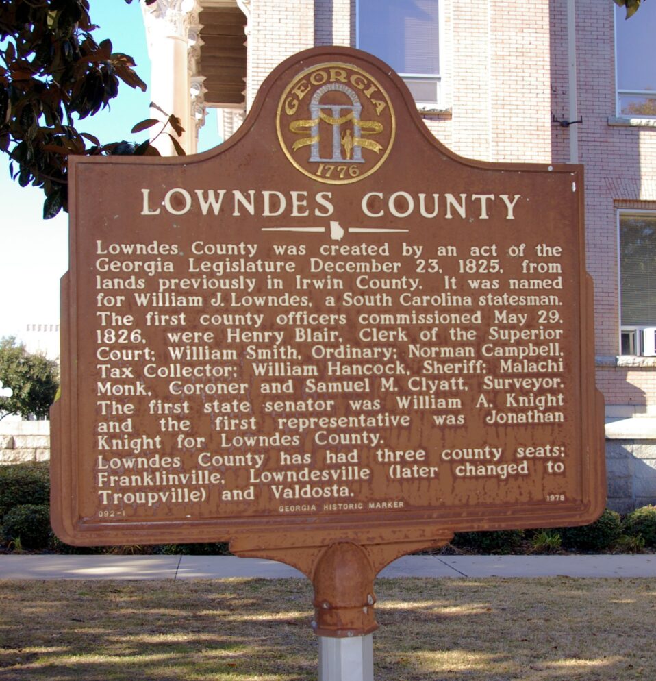 Lowndes County – Georgia Historical Society
