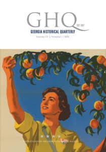 GHQ, Volume CV, No. 1 - Georgia Historical Society