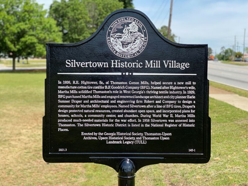 Silvertown Historic Mill Village - Georgia Historical Society