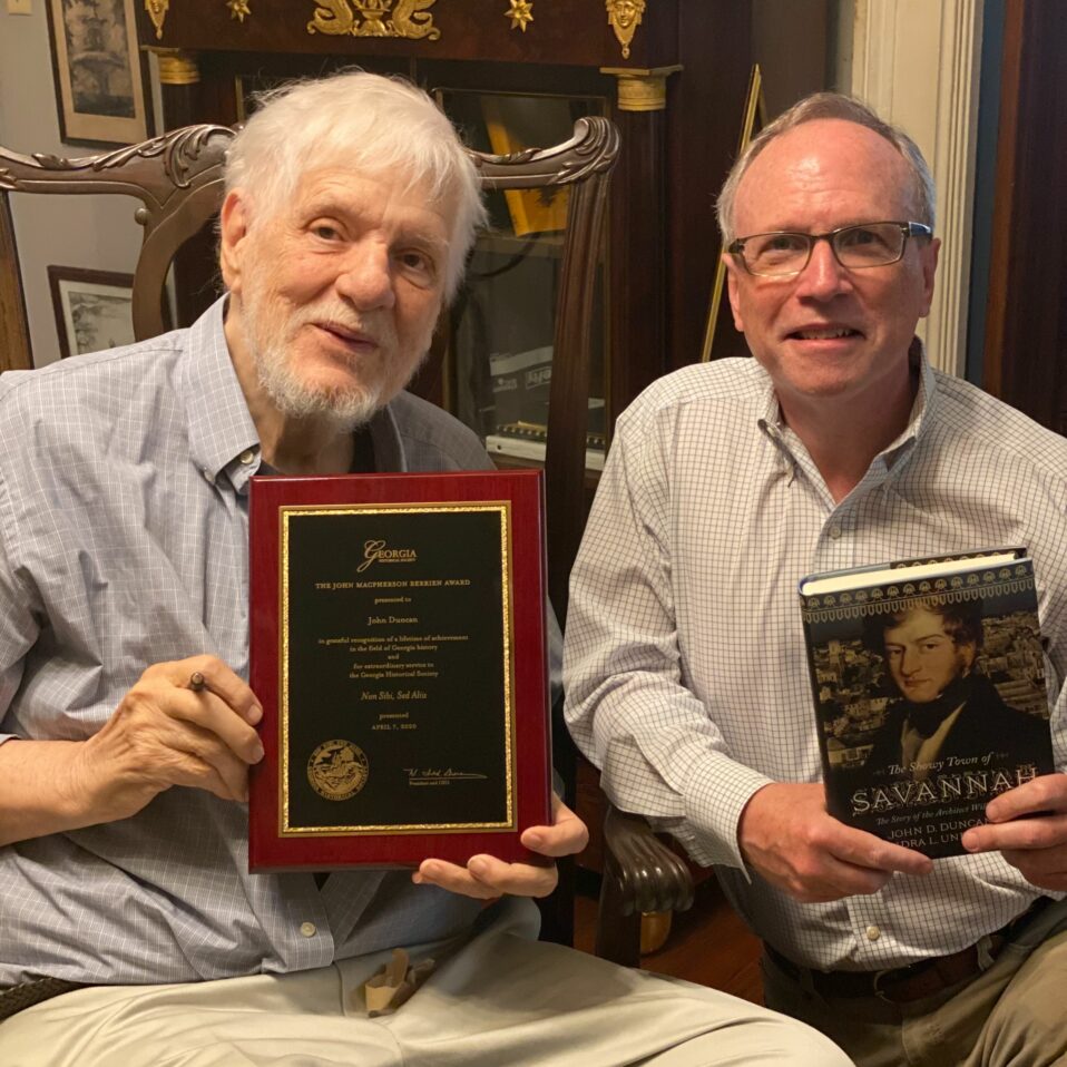Georgia Historical Society Honors Savannah’s John Duncan with with John ...