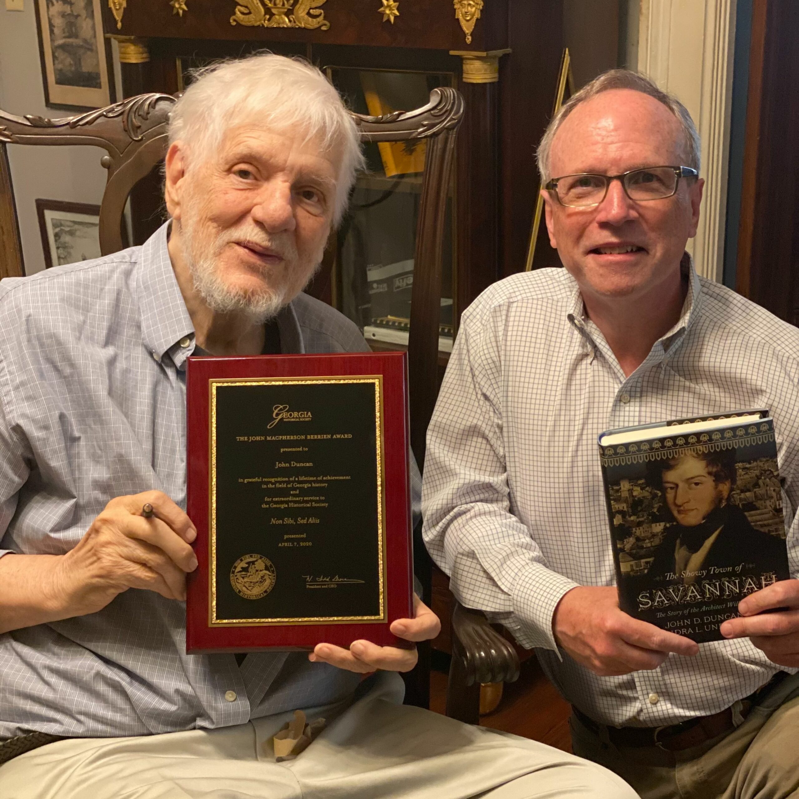 Georgia Historical Society Honors Savannah’s John Duncan with with John ... Georgia Historical Society Honors Savannah’s John Duncan with with John ...