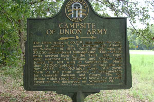 Campsite of Union Army - Georgia Historical Society