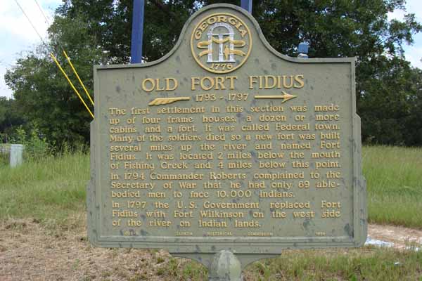 Old Fort Fidius - Georgia Historical Society