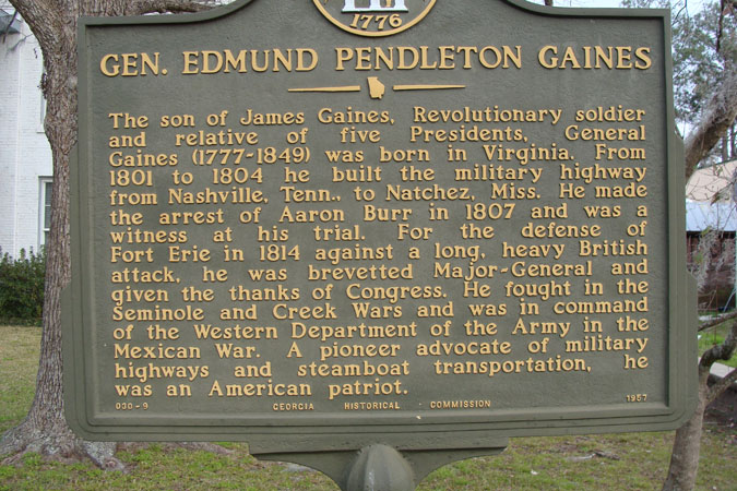 Gen. Edmund Pendleton Gaines - Georgia Historical Society