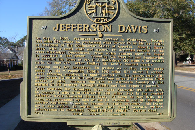 Jefferson Davis - Georgia Historical Society