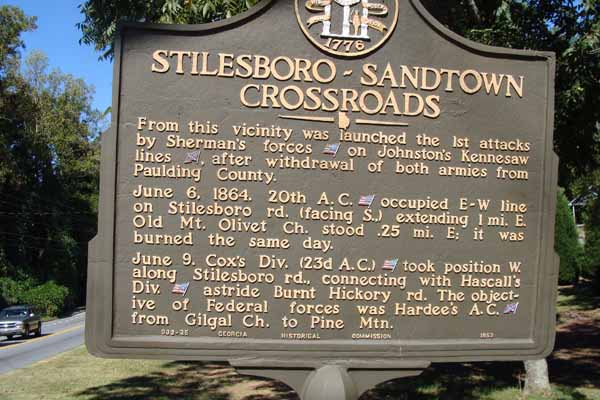 Stilesboro-Sandtown Crossroads - Georgia Historical Society