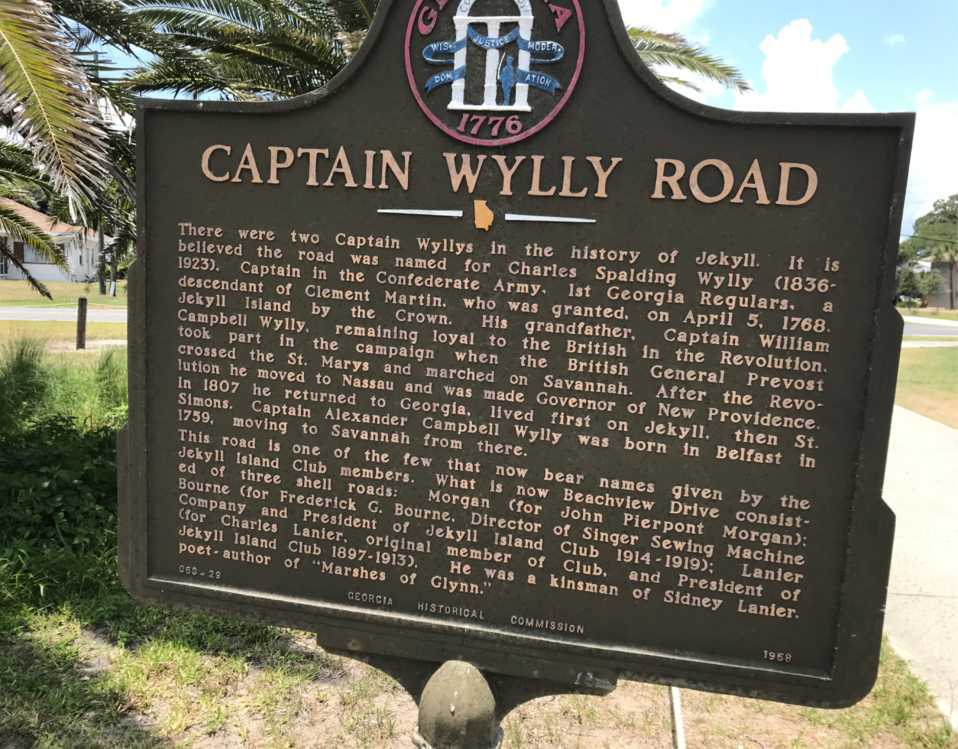 Captain Wylly Road - Georgia Historical Society