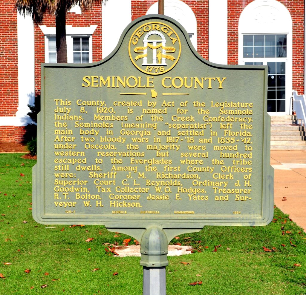 Seminole County - Georgia Historical Society
