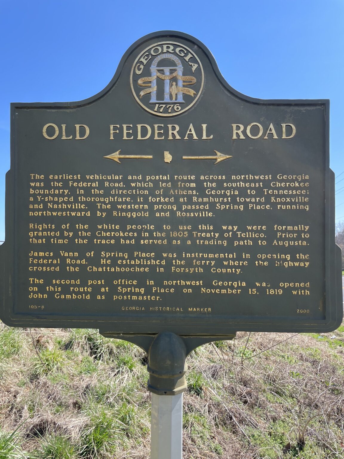 Old Federal Road - Georgia Historical Society