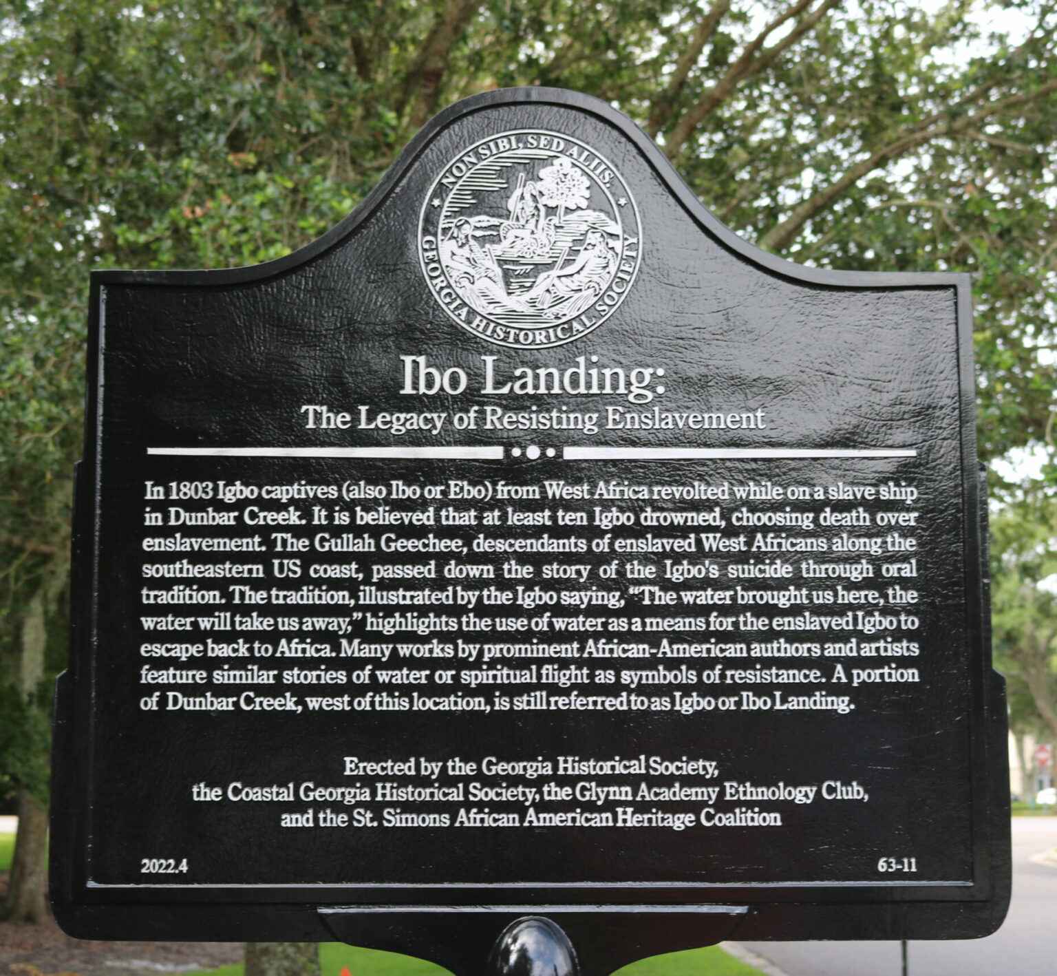 Ibo Landing: The Legacy of Resisting Enslavement - Georgia Historical ...