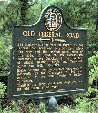 Old Federal Road - Georgia Historical Society