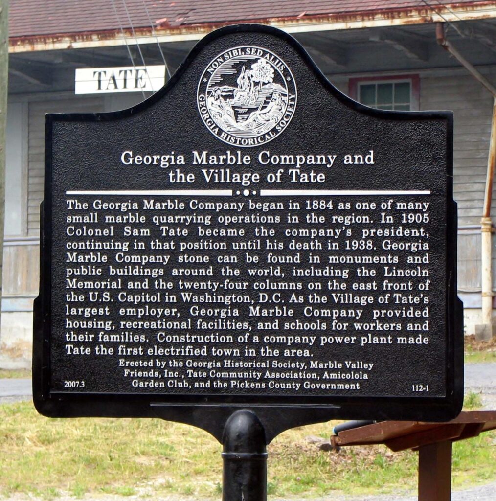 Georgia Marble Company and the Village of Tate - Georgia Historical Society