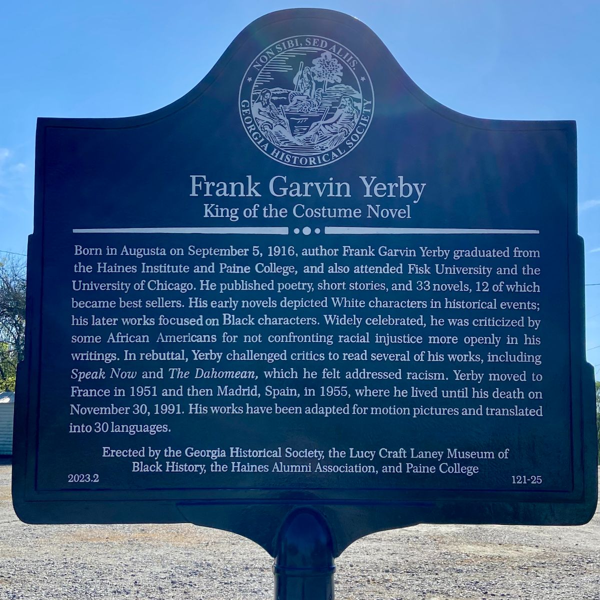 Georgia Historical Society Dedicates New Historical Marker Recognizing ...