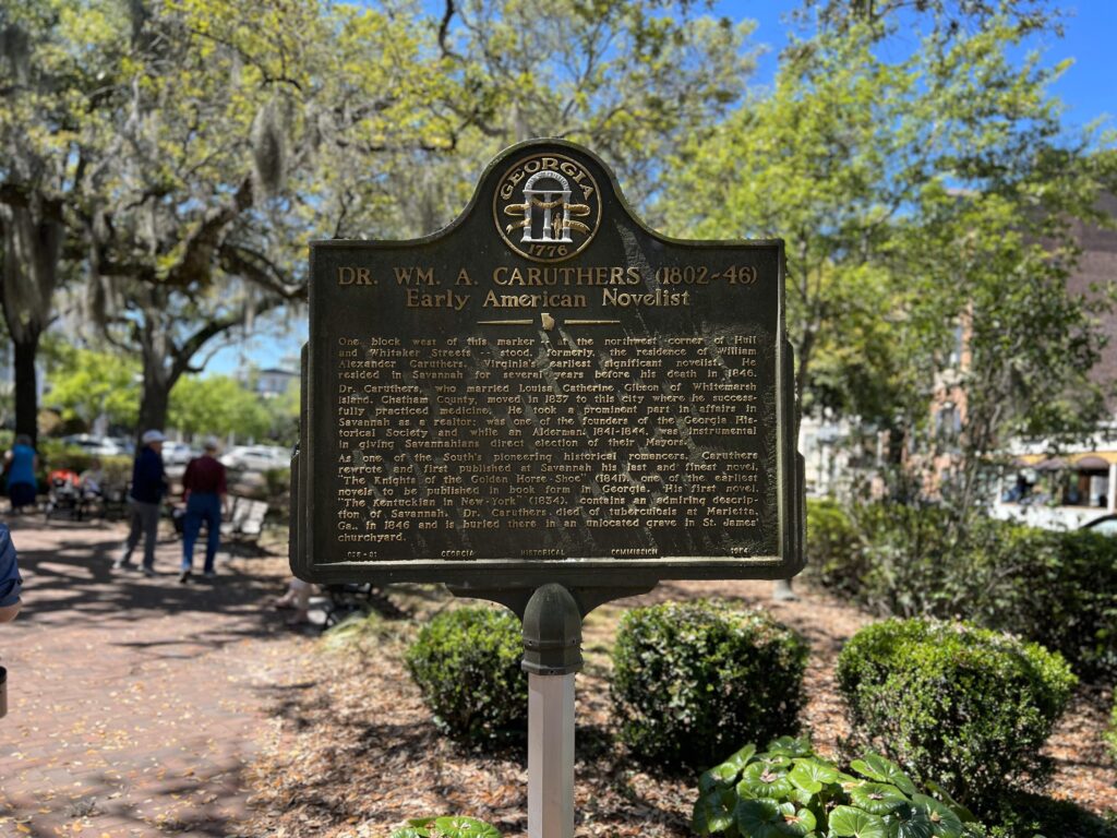 Dr. Wm. A. Caruthers (1802-1846): Early American Novelist - Georgia ...