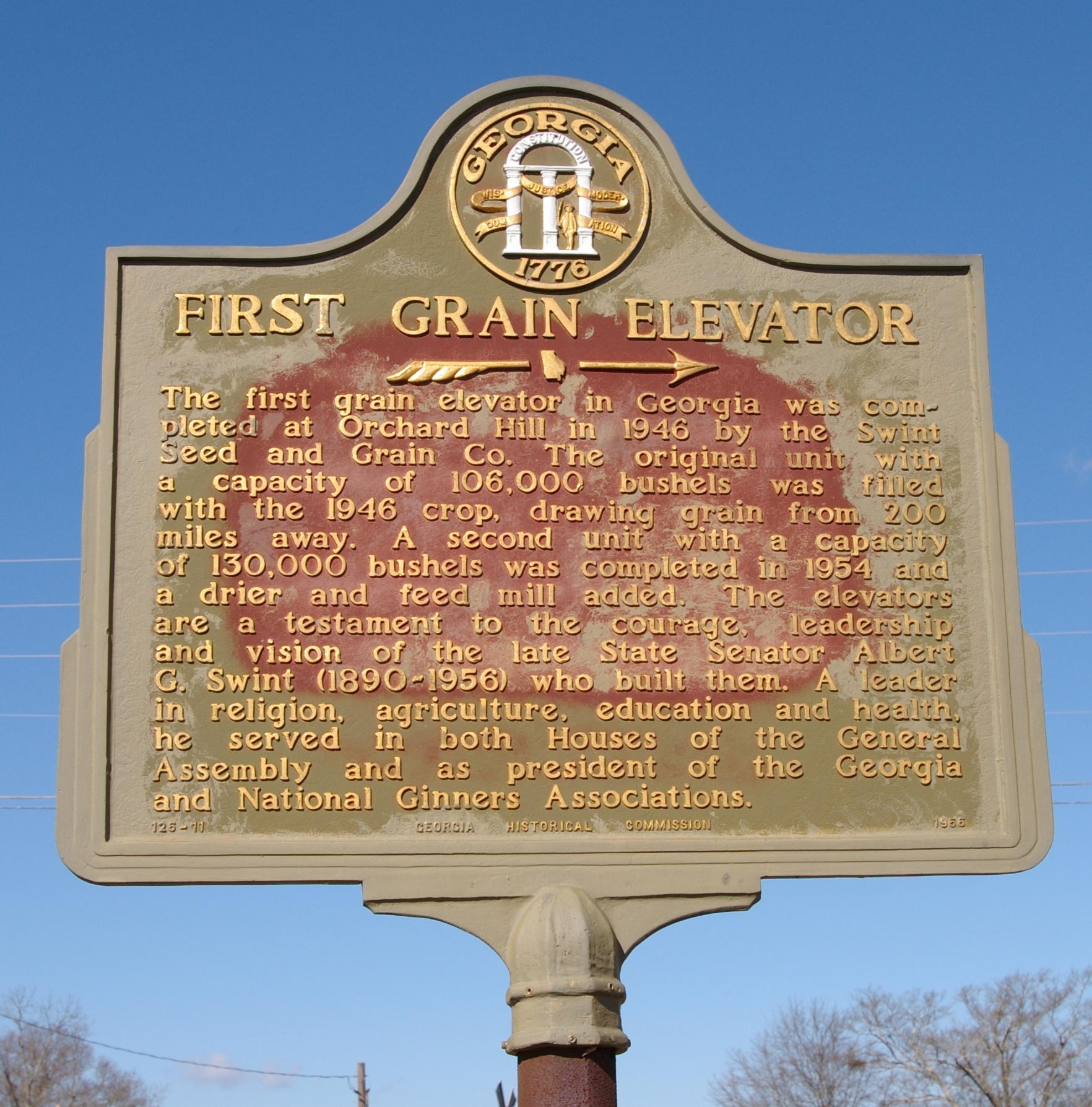 First Grain Elevator - Georgia Historical Society