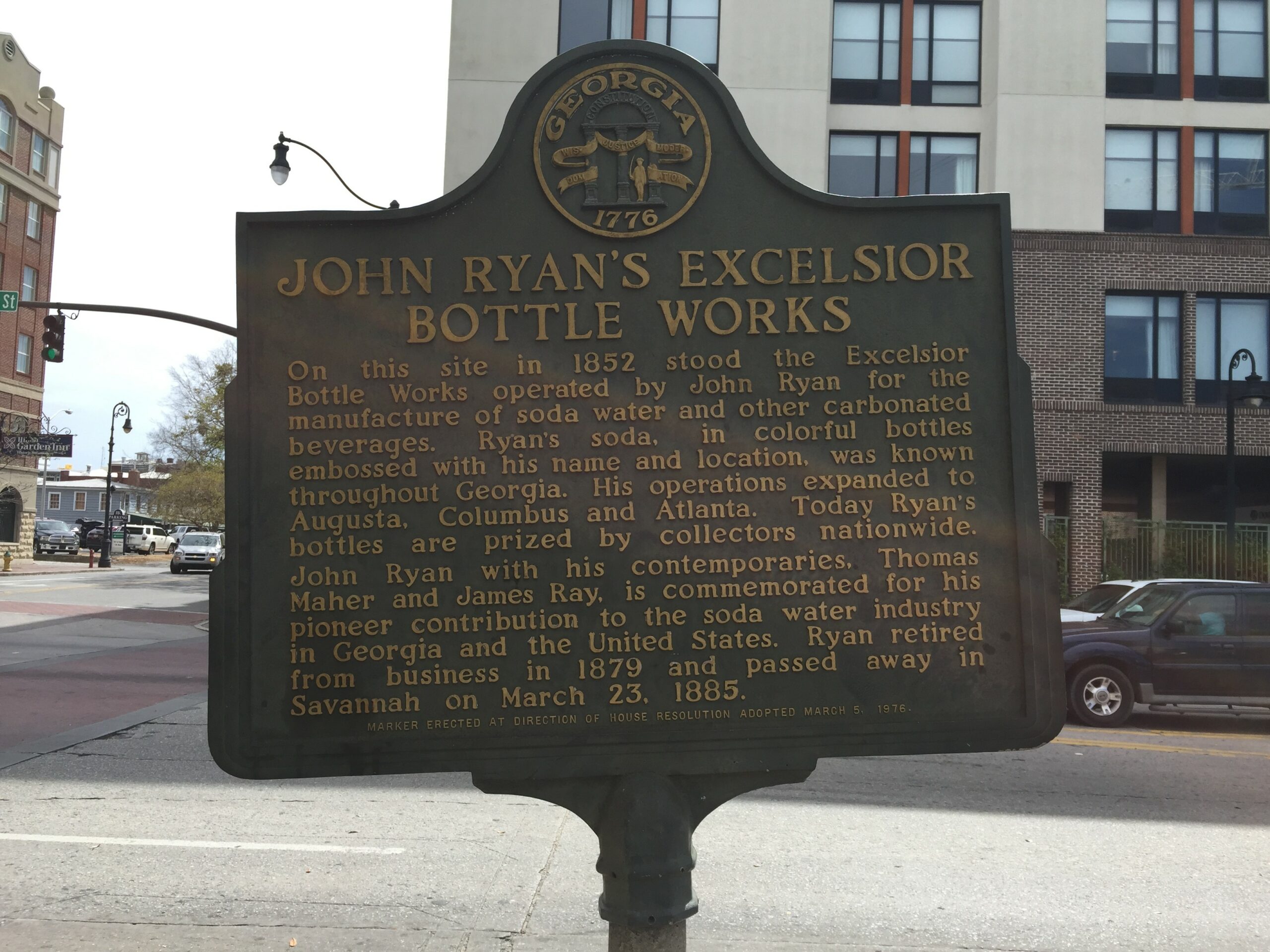 John Ryan’s Excelsior Bottle Works - Georgia Historical Society